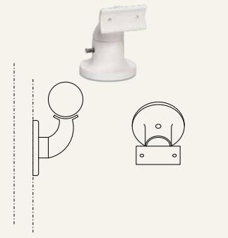 Large Wall Bracket - White – Bairnsdale Mobility