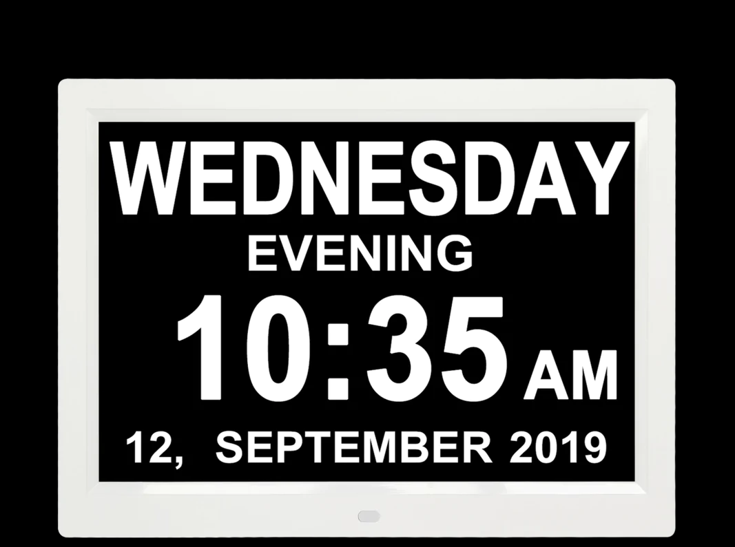 TabTimer 12.1" Digital Calendar Day Clock - Orientation Dementia Clock ...